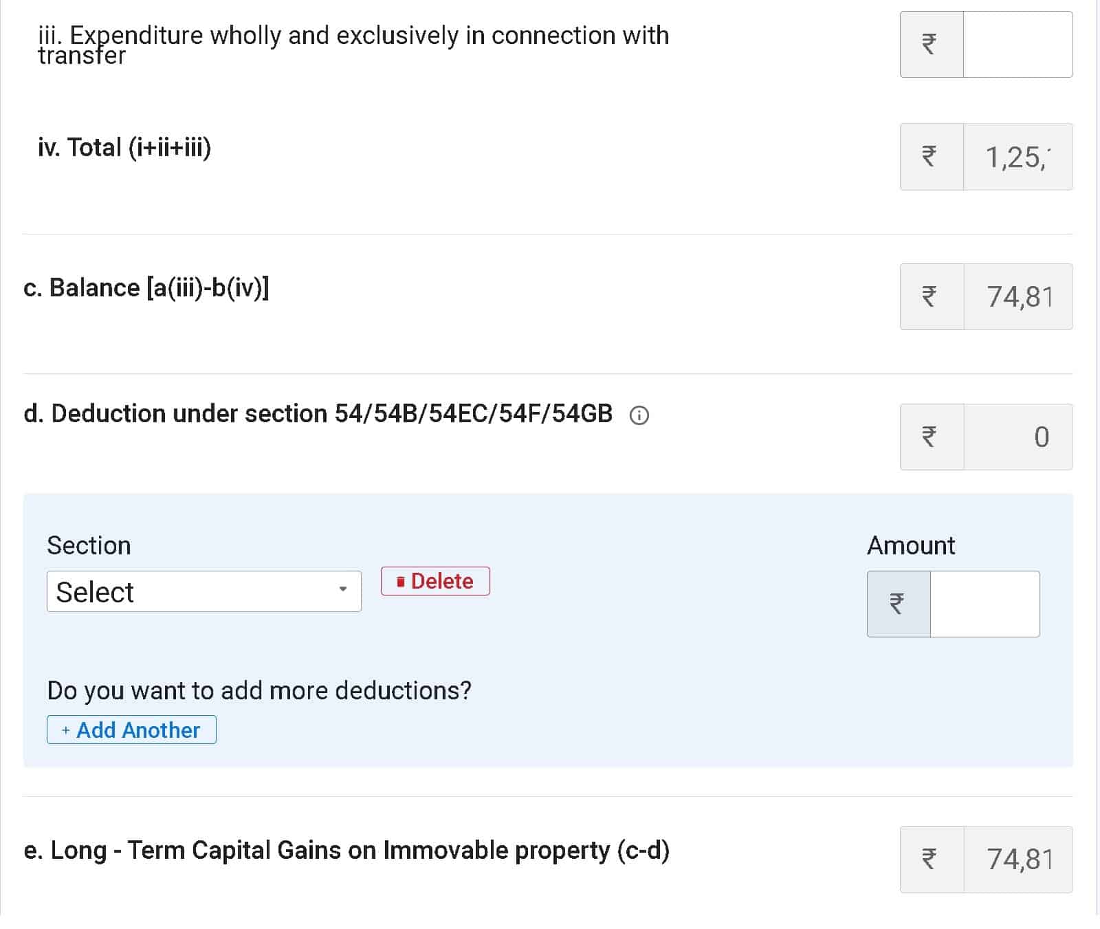 How To Enter Capital Gains From Sale Of Property In ITR2 or ITR3 How To Enter Capital Gains From Sale Of Property In ITR2 or ITR3